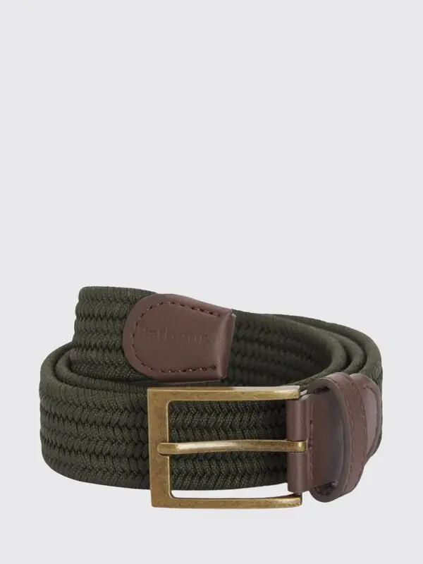 Barbour Braided Belt - Green