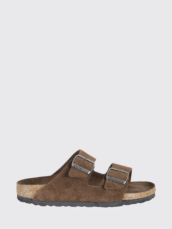 BIRKENSTOCK Arizona Suede Sandals - Brown