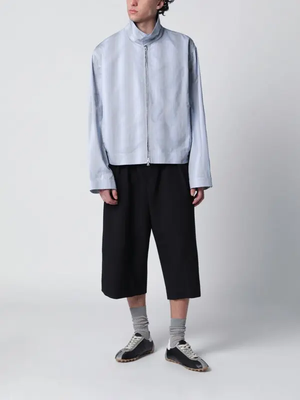 Dries Van Noten Pleated Belted Culottes - Black
