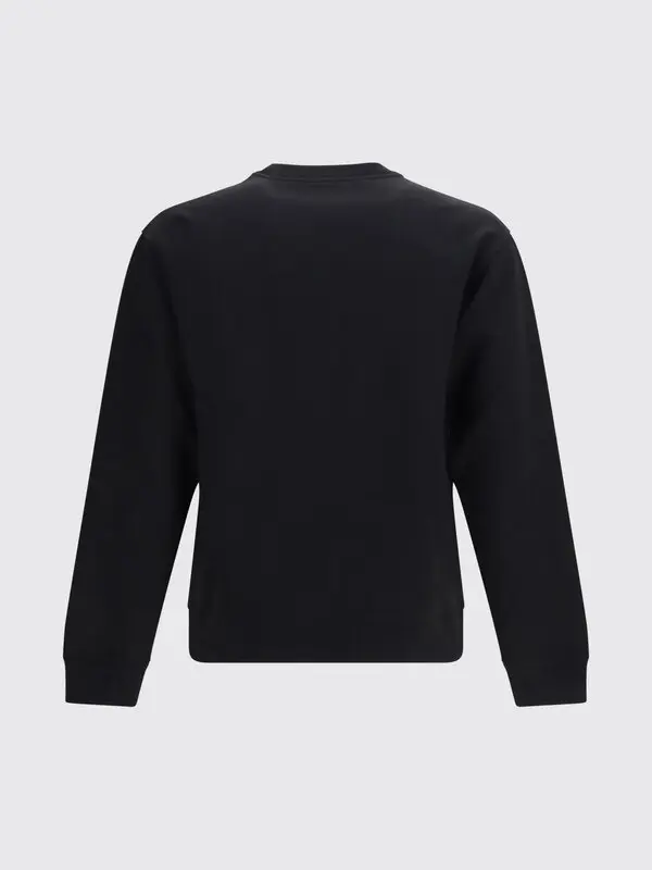 Valentino Garavani Vlogo Cotton Blend Crewneck Sweatshirt - Black