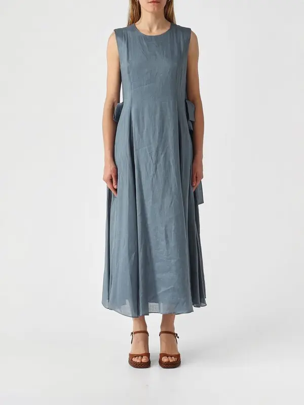 Max Mara Ramie Midi Dress