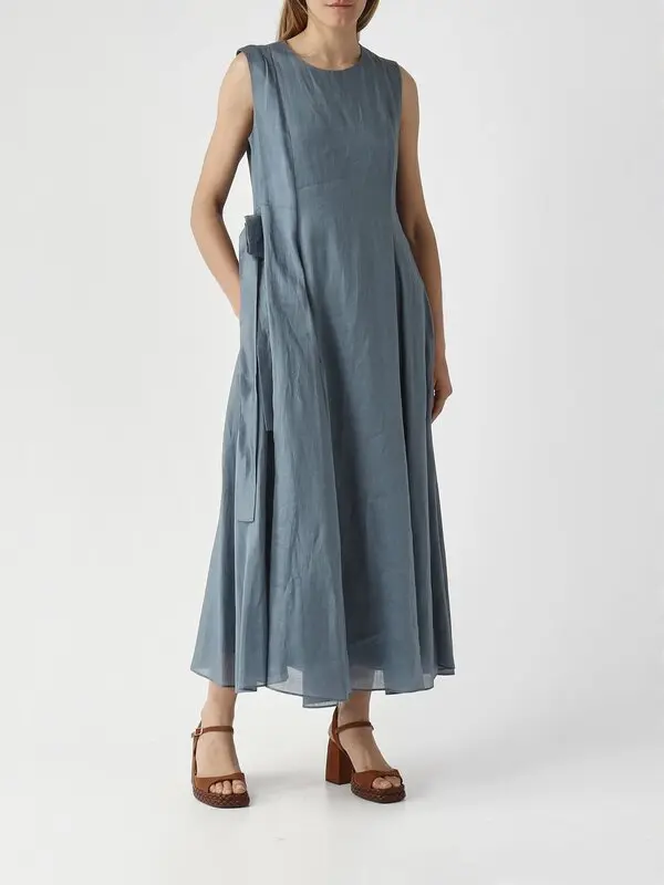 Max Mara Ramie Midi Dress