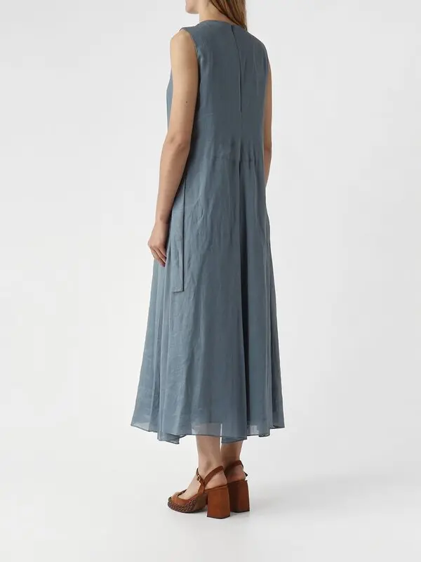 Max Mara Ramie Midi Dress