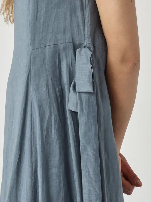 Max Mara Ramie Midi Dress
