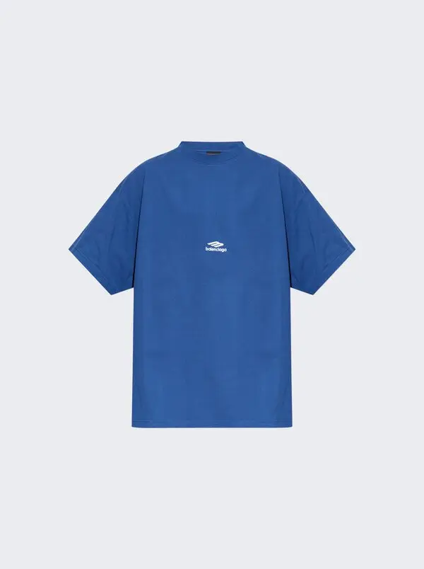 Balenciaga Oversize Tee Chalky And - Blue