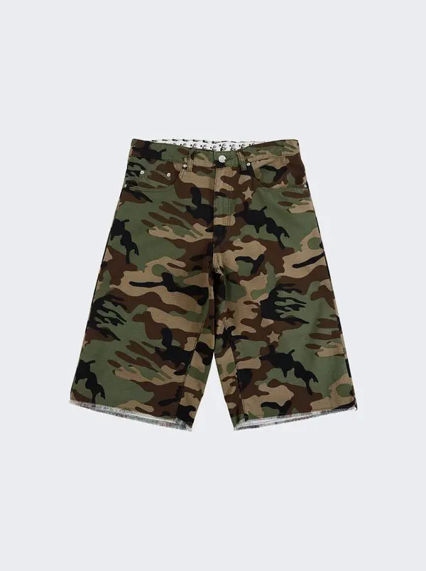 HELLSTAR Camouflage Shorts - Khaki