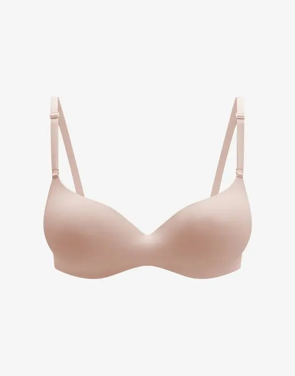 THIRDLOVE Organic Cloud Cotton T-shirt Bra - Rose Dust