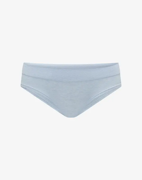 THIRDLOVE Seamless Stretch Cotton Hipster Panty - Topaz Heather