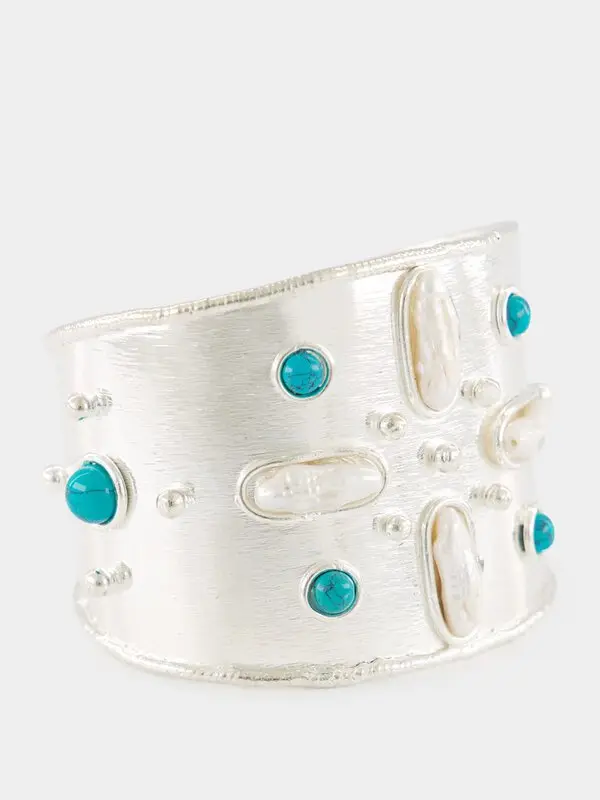 Sylvia Toledano Mojave Cuff With Turquoise
