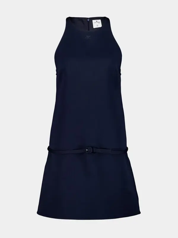 COURREGES A-line Mini Dress - Blue