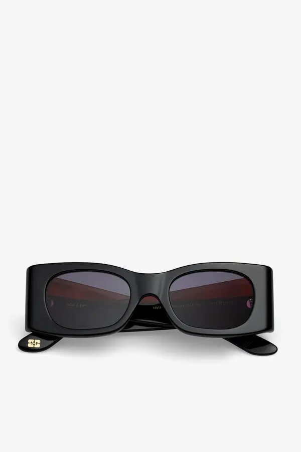 GANNI X Ace & Tate Kayla Sunglasses - Black