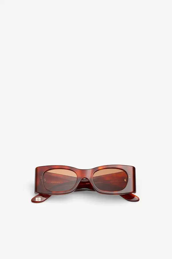 GANNI X Ace & Tate Kayla Sunglasses - Beige