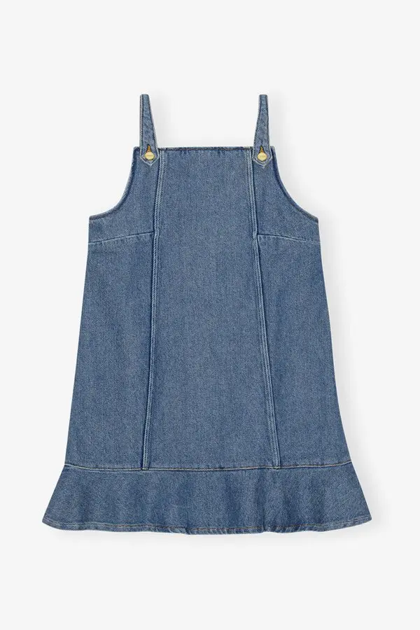 GANNI Denim Mini Dress - Blue