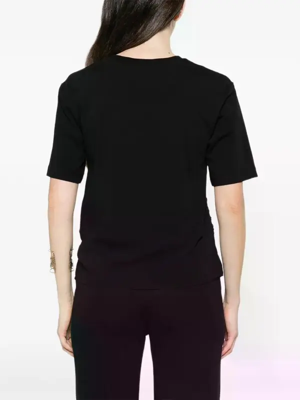 MARGITTES Lace-trimmed T-shirt