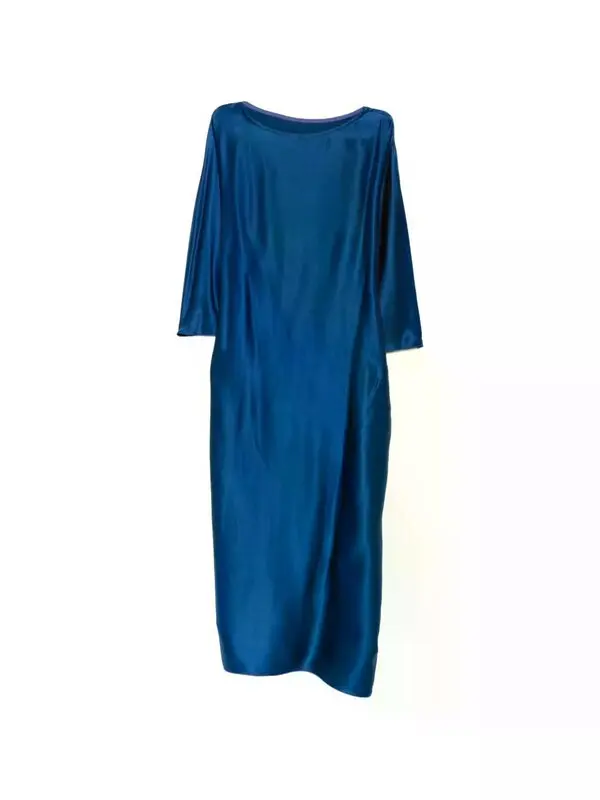 STEPHAN JANSON Boat-neck Midi Dress - Blue