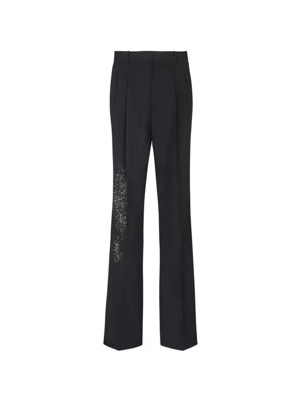 Balmain Strass-embellished Tailored Trousers