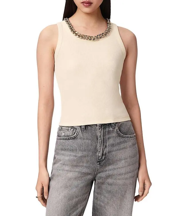 ALLSAINTS Lucy Tank - Mallow White
