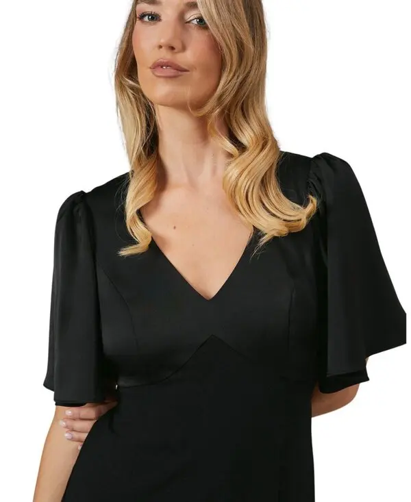 Coast Contrast Satin Bridesmaid Dress