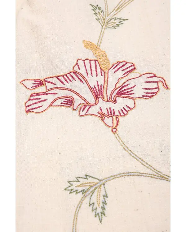 KARDO Ronen Relaxed Fit Floral Shirt - Natural