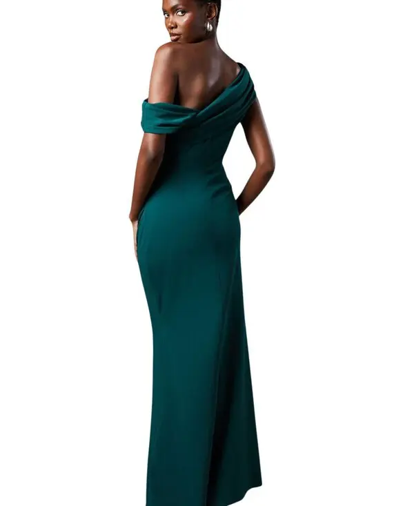 Coast Asymmetrical Neck Maxi Dress