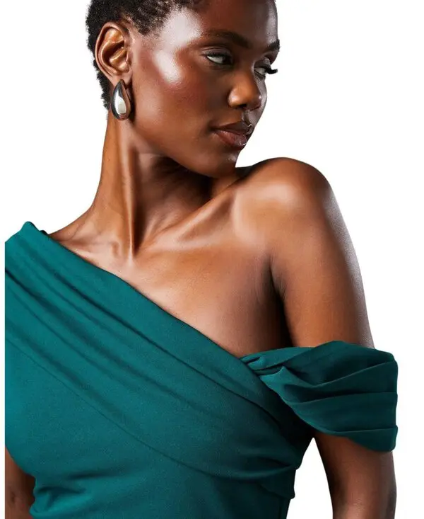 Coast Asymmetrical Neck Maxi Dress