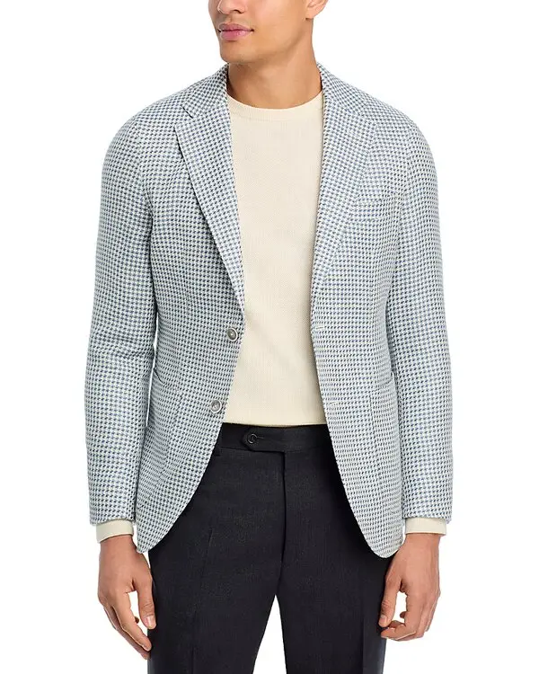 BOSS L-heston Slim Fit Sport Coat - Open Blue