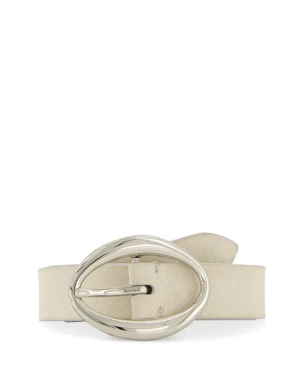 Vince Suede Leather Belt - Dark Milk