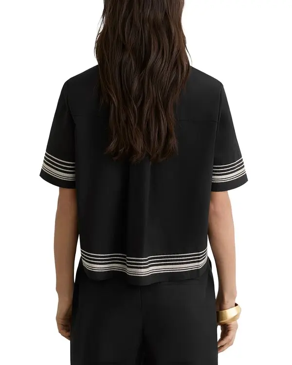 REISS Striped Cotton Shirt