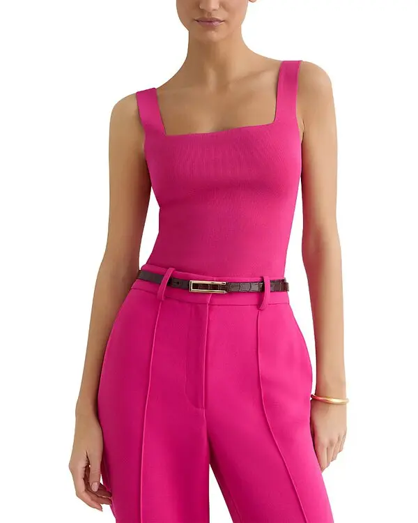 REISS Fion Vest - Hot Pink
