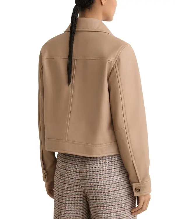 REISS Sonny Leather Jacket