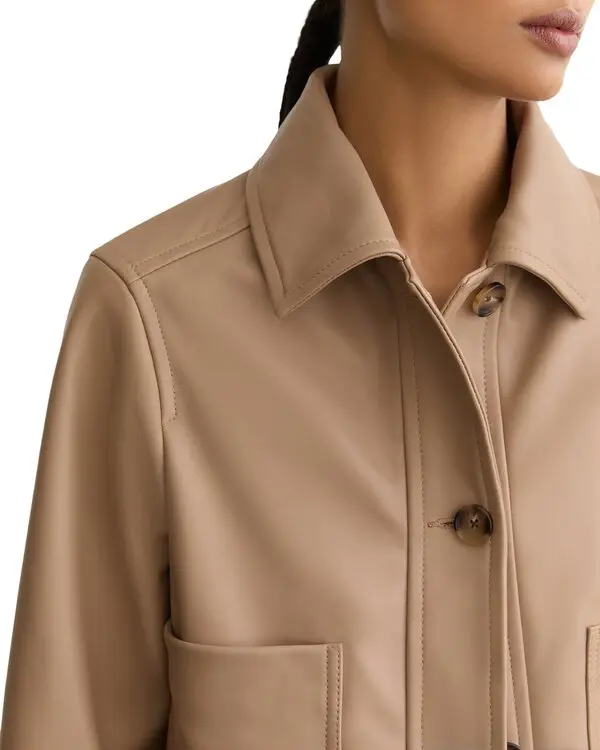 REISS Sonny Leather Jacket