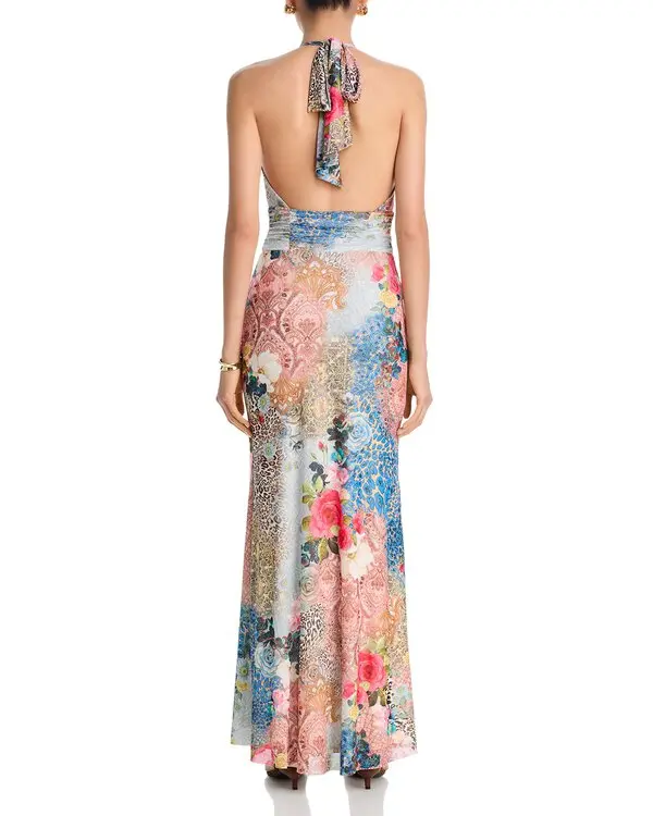 AFRM Anja Maxi Dress - Iris Patch