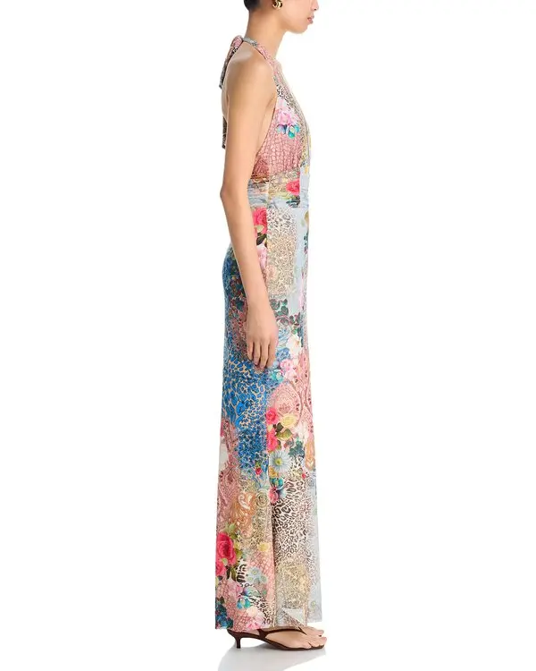 AFRM Anja Maxi Dress - Iris Patch