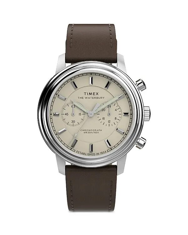 TIMEX Waterbury Metropolitan Chronograph 41mm - Brown