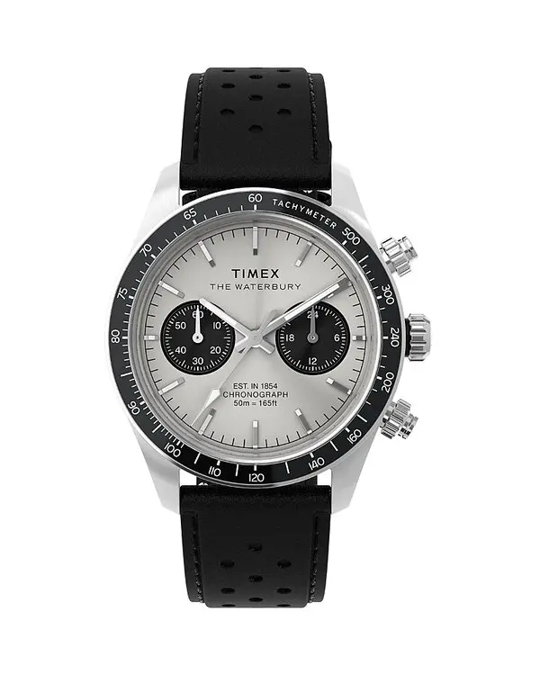 TIMEX Waterbury Heritage Chronograph, 39mm - Black