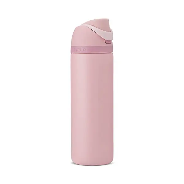 OWALA Freesip Stainless Steel Water Bottle In 24 Oz - Rose Quartz