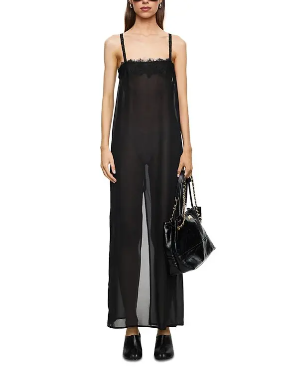 Lioness Glacial Maxi Dress - Noir
