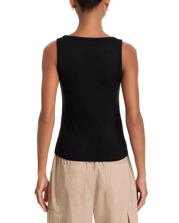 Rag & Bone The Knit V-neck Tank - Black