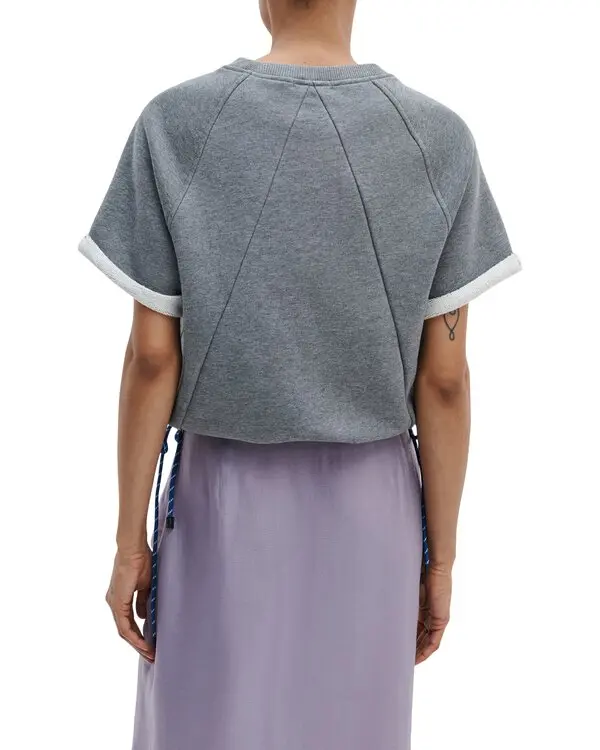 Rag & Bone Vintage Terry Cropped Sweatshirt