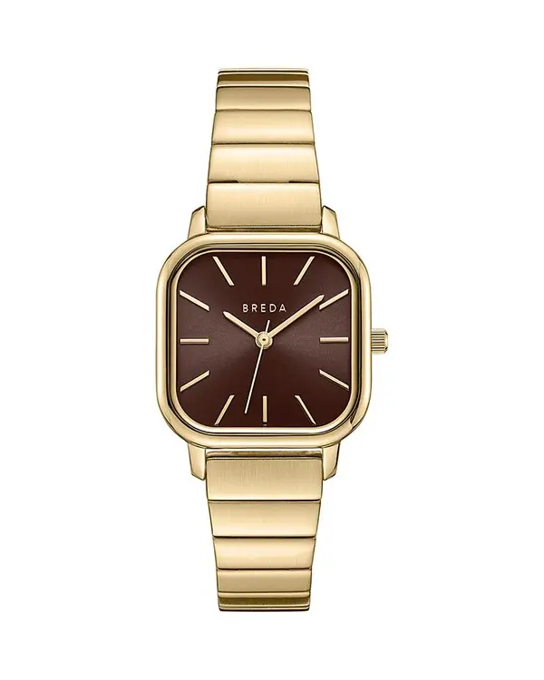 BREDA Esther Bracelet Watch, 26mm X 20mm - Gold Espresso