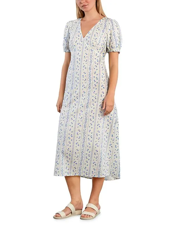 BILLY T Sunbeam Maxi Dress - Blue Floral