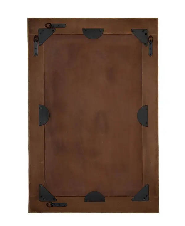 JAMIE YOUNG CO. Interwoven Wood & Buffalo Bone Rectangle Mirror