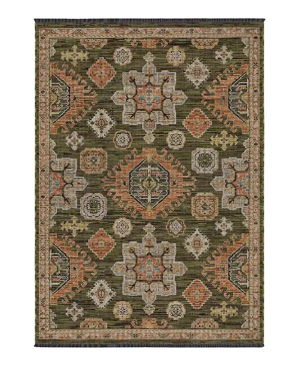 ORIENTAL WEAVERS Legacy Lgy02 7'10 X 10'10 Area Rug - Green