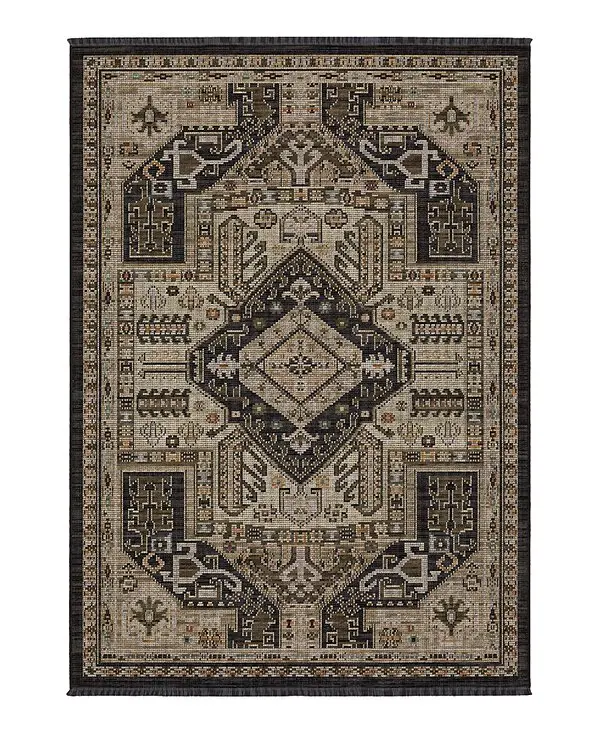 ORIENTAL WEAVERS Legacy Lgy03 3' 3 X 5'0 Area Rug - Charcoal