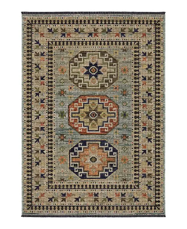 ORIENTAL WEAVERS Legacy Lgy10 7'10 X 10'10 Area Rug - Blue
