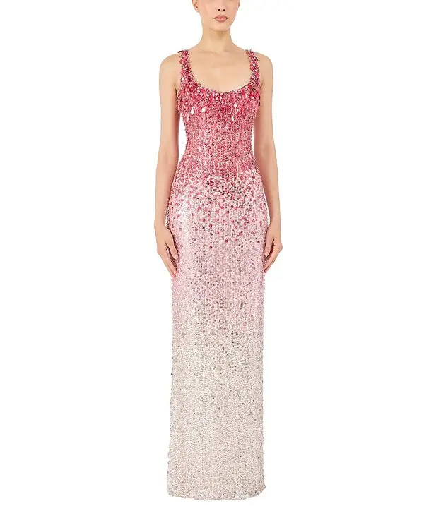 Jenny Packham Decora Sequin-embellished Maxi Dress - Illusion