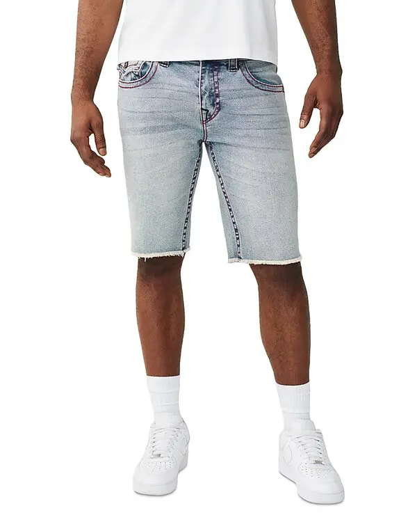 True Religion Ricky Straight Fit Denim Shorts - Starlit