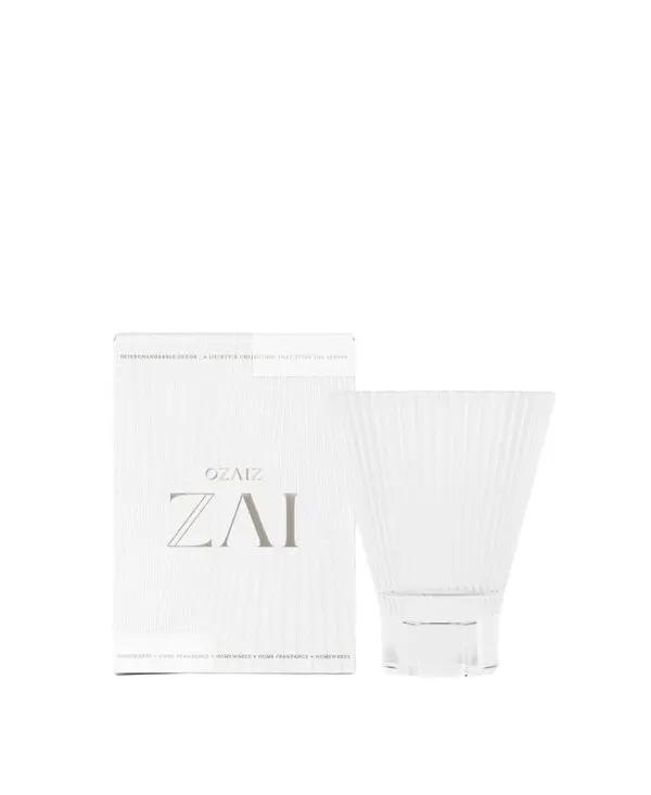 OZAIZ Zai Oud And Bergamot Candle, 10 Fl. Oz - Clear