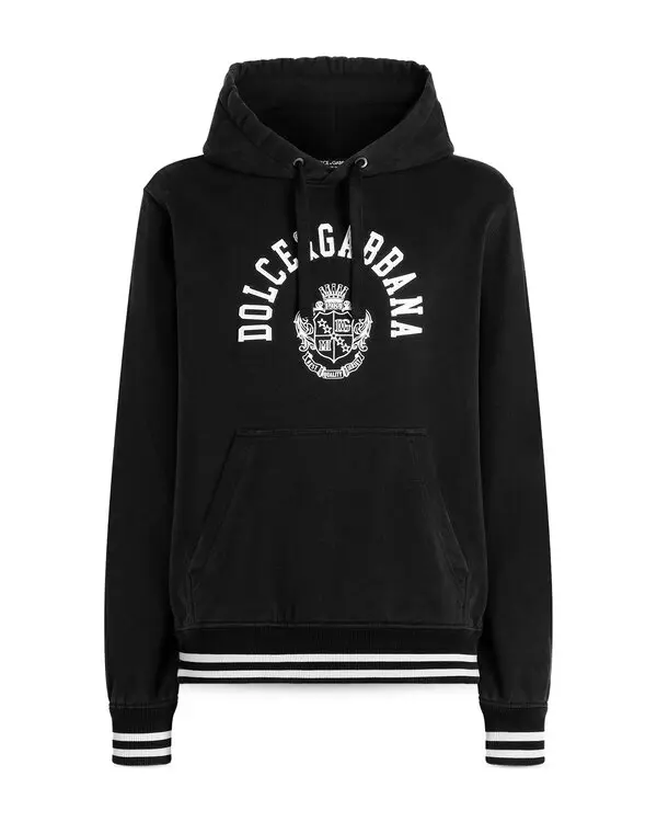 Dolce & Gabbana Logo Emblem Hoodie