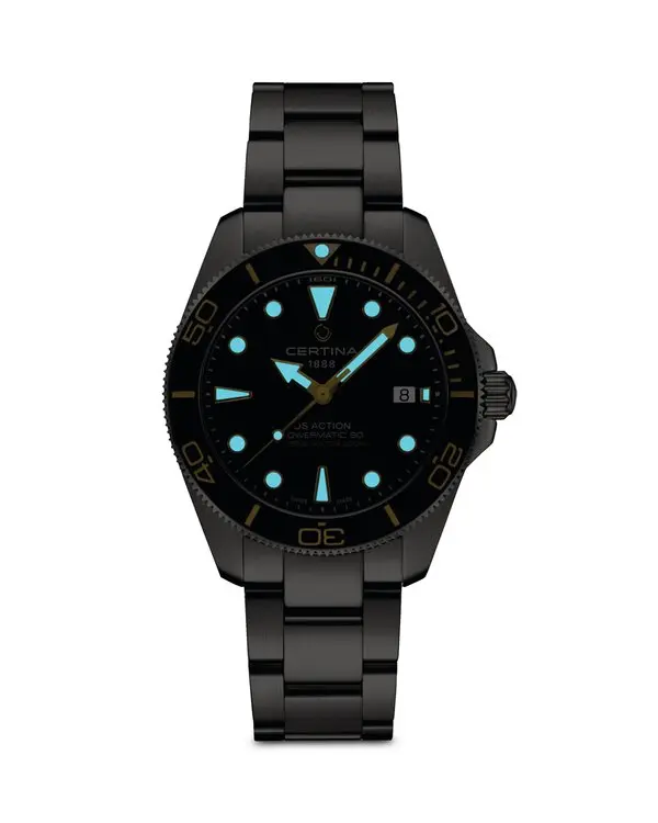 CERTINA Ds Action Diver 41mm Watch - Black